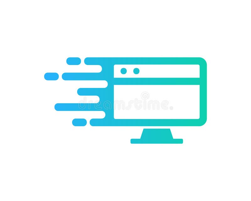 Laptop Computer Logo Icon Design Stock Vector - Illustration of graphic ...