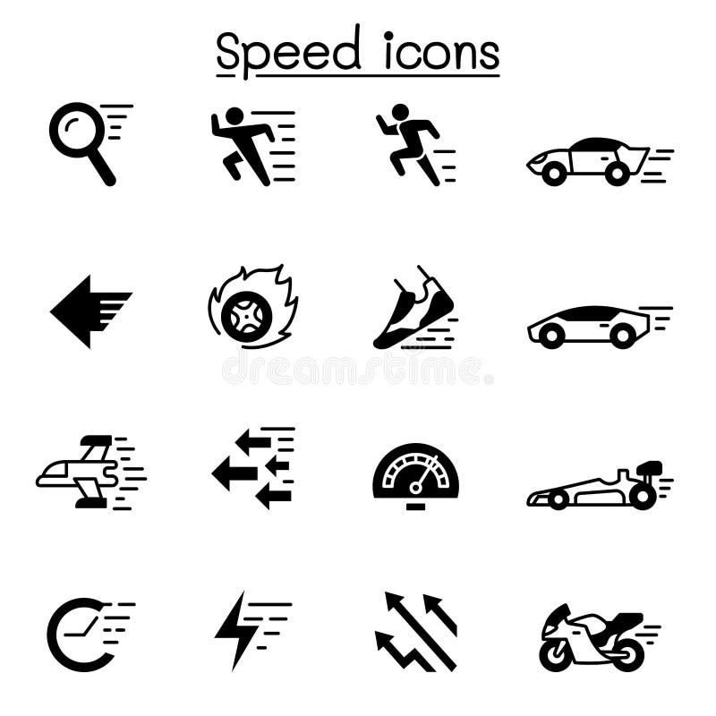 Speed Fast Trophy Icon Logo Design Element Stock Vector - Illustration ...