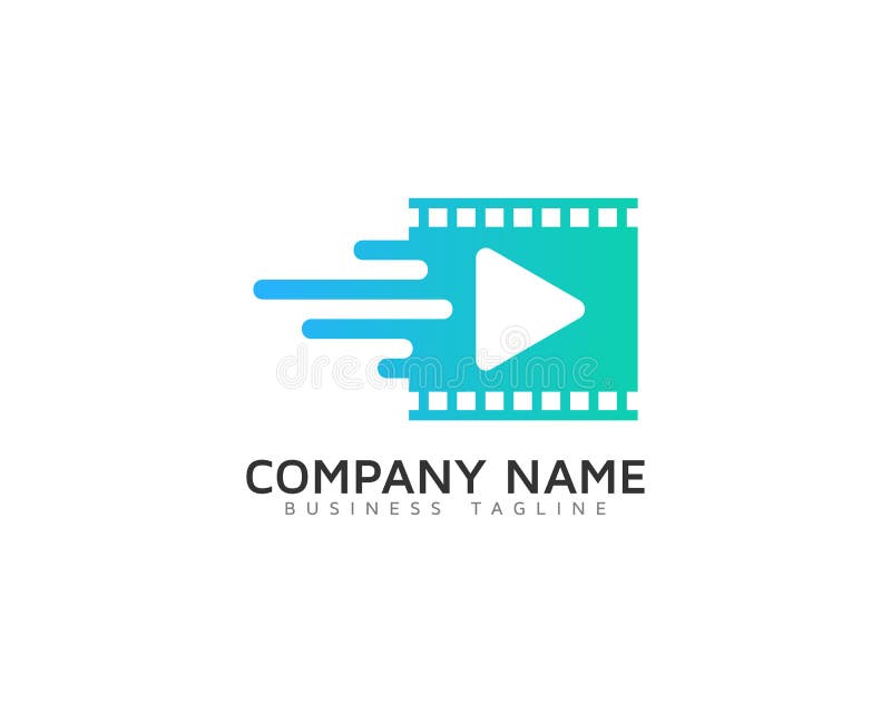 Pixel Video Icon Logo Design Element Stock Vector - Illustration of ...