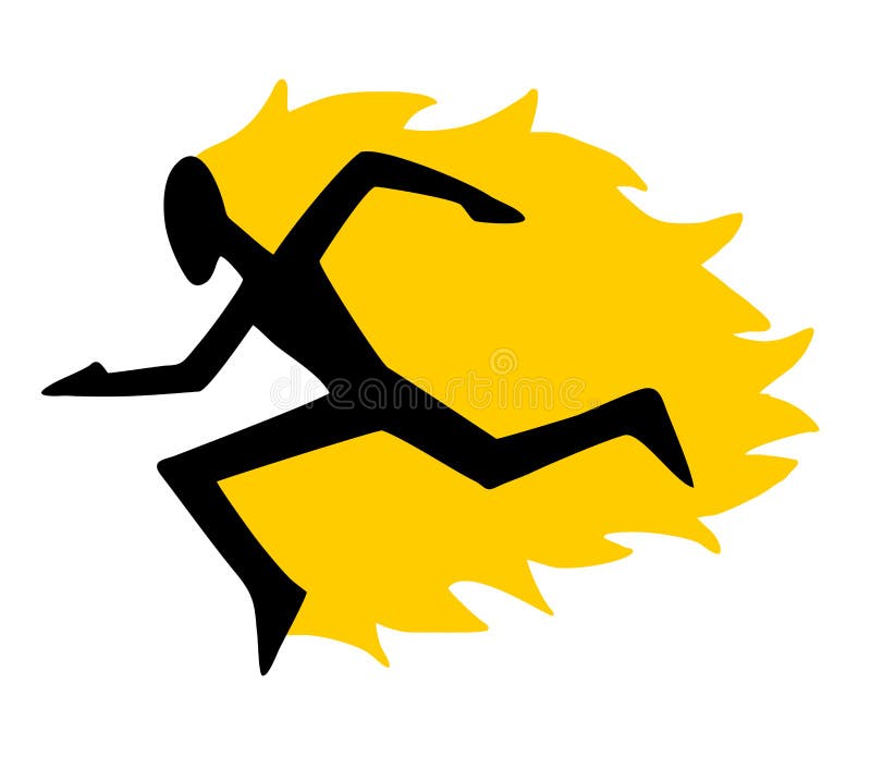 Speed fire bike stock vector. Illustration of cycle, harley - 28086123