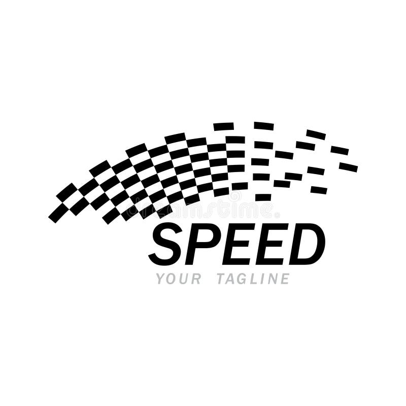 Speed Flag Logo and Symbol Vector Image Stock Vector - Illustration of ...