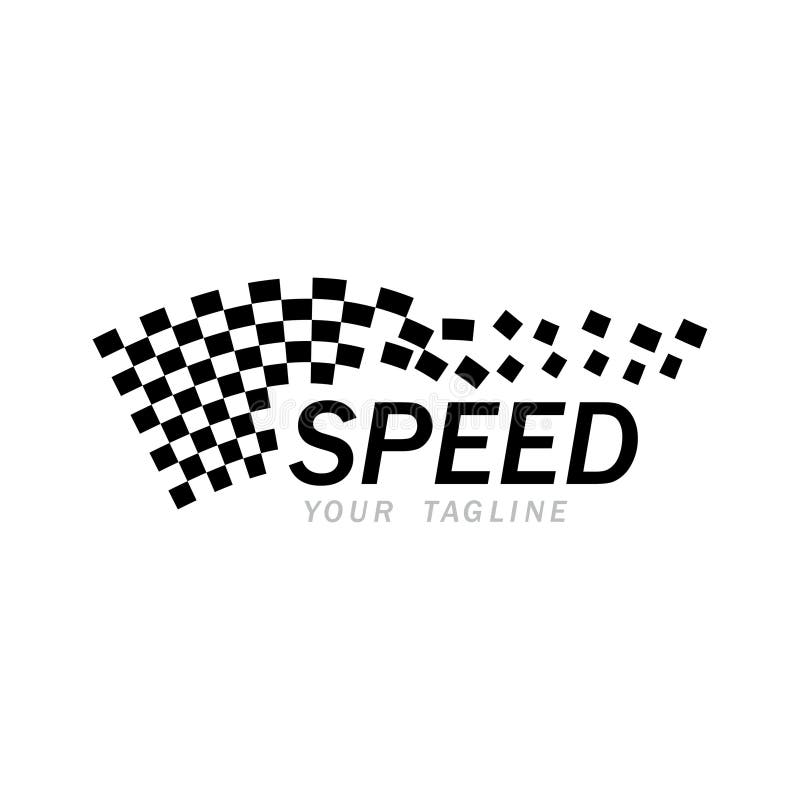 Speed Flag Logo and Symbol Vector Image Stock Vector - Illustration of ...