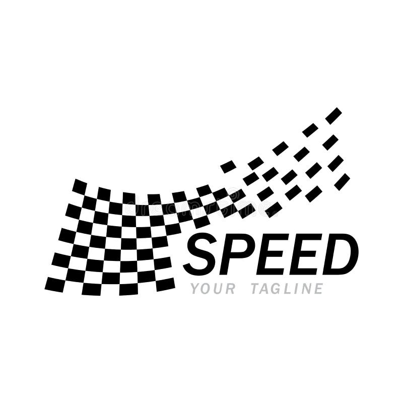 Speed Flag Logo and Symbol Vector Image Stock Vector - Illustration of ...