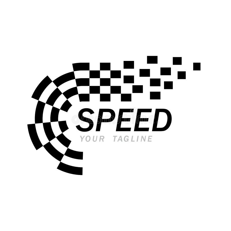 Speed Flag Logo and Symbol Vector Image Stock Vector - Illustration of ...