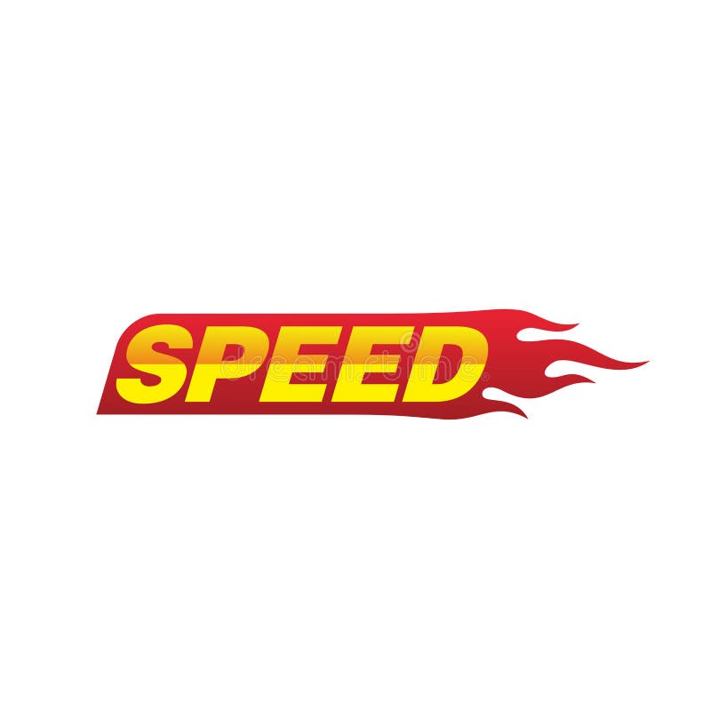 Speed with Flame Fire Logo Design Inspiration. Automotive Logo, Speed ...