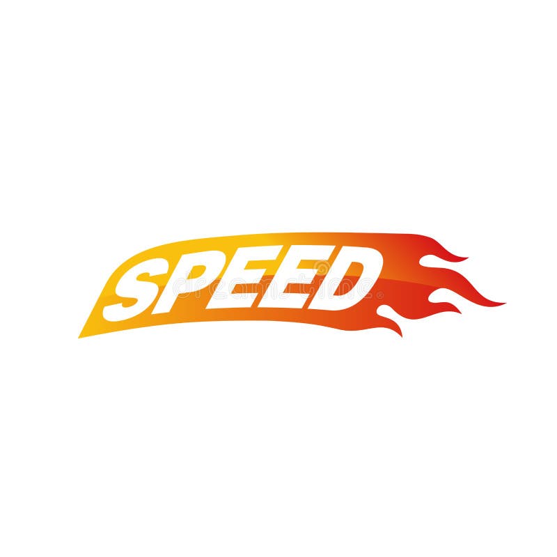 Speed flame man stock illustration. Illustration of orange - 21379442