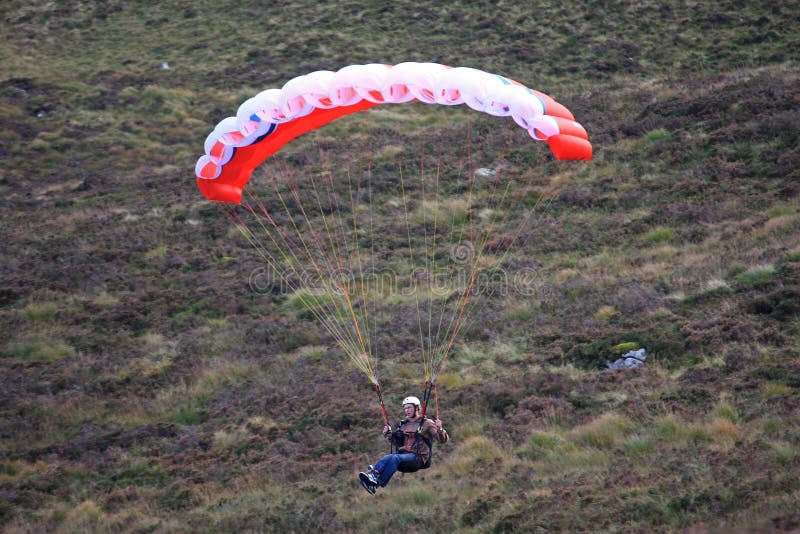 Speed flier stock photo. Image of paraglider, flight - 31414858