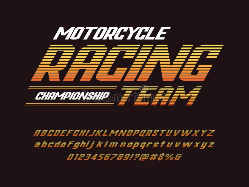 Speed Font Fast Number Letter Logo Stock Vector - Illustration of ...