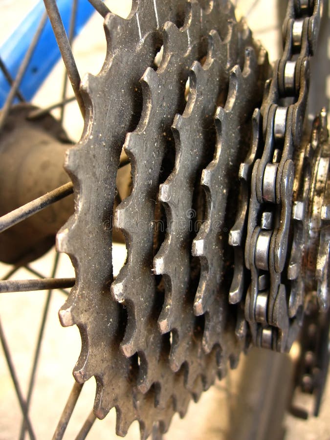 Speed-gear stock image. Image of aluminum, wheel, spoke - 1031077