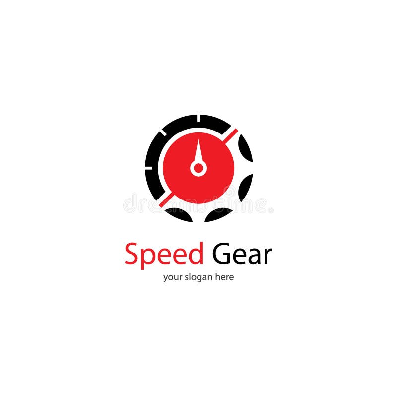 Gear Speed vector icon stock illustration. Illustration of technology ...