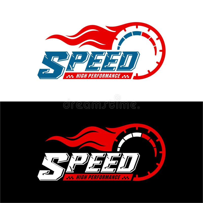 Speed High Performance Logo Design Collection Stock Illustration ...