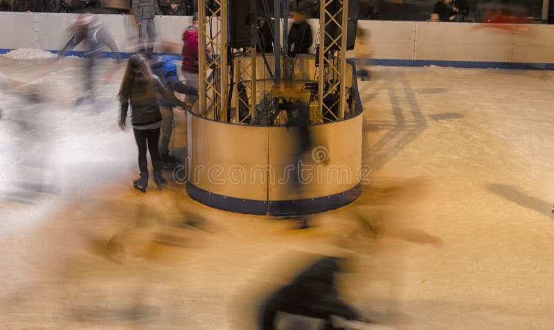 Speed on the ice rink stock image. Image of rink, speed - 83443943
