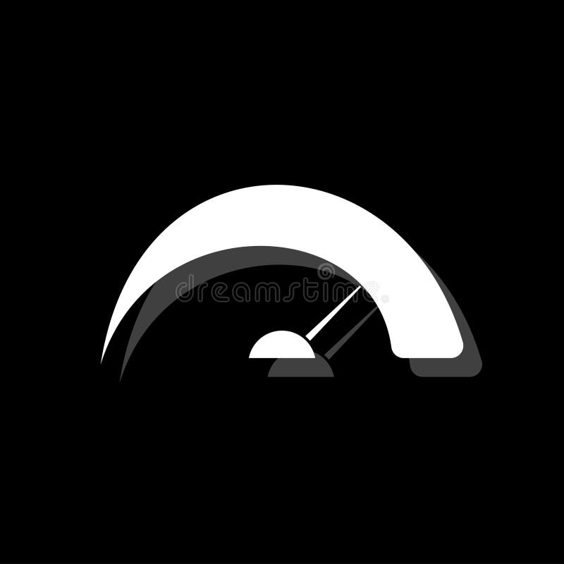 Speed icon flat stock illustration. Illustration of vehicle - 138118761