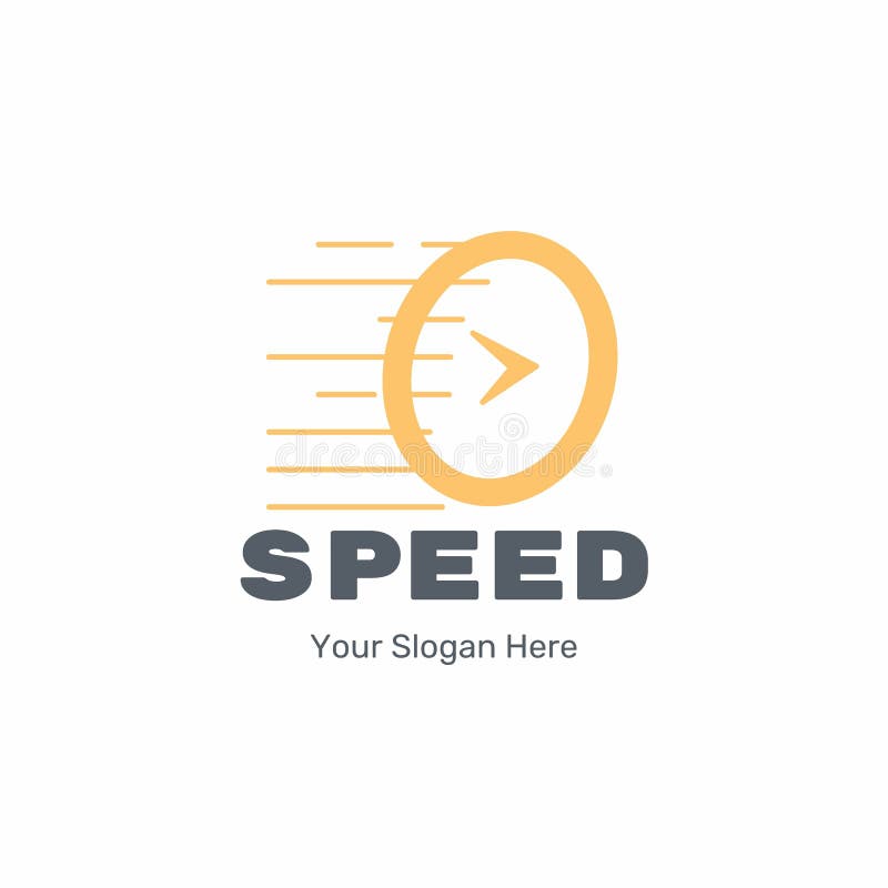 Speed icon logo stock illustration. Illustration of abstract - 248584862