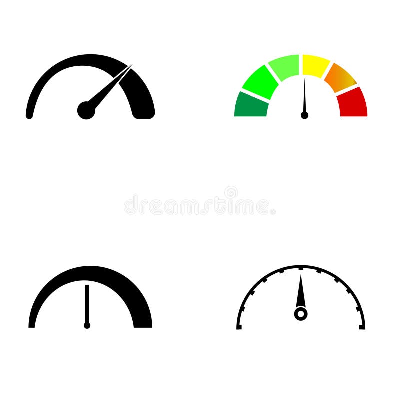 Speed icon simple stock illustration. Illustration of measurement ...