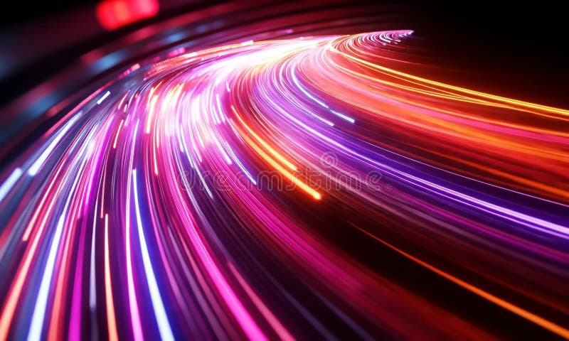 Speed of Light, Abstract Background 4K Stock Footage - Video of digital ...