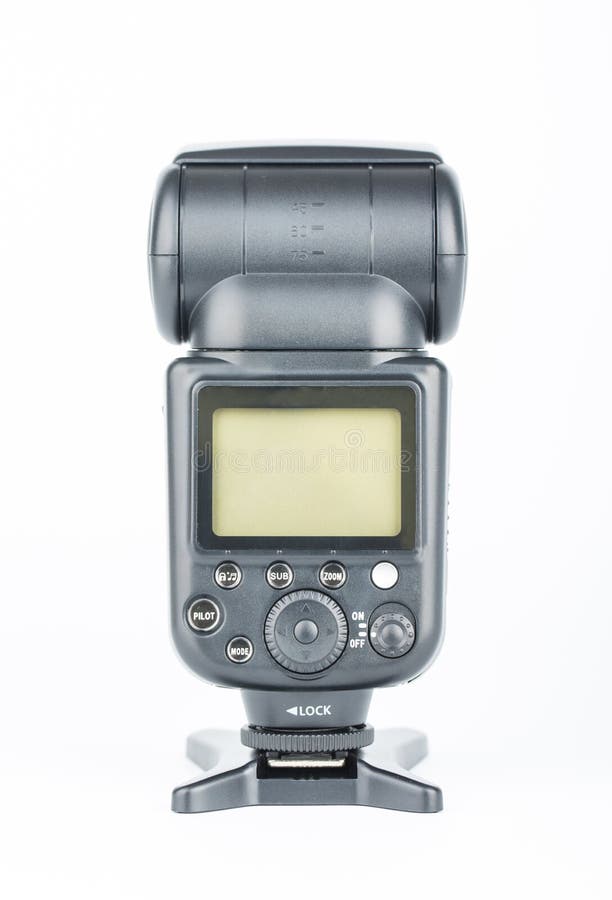 Speed light Flash Camera stock photo. Image of glass - 58116894