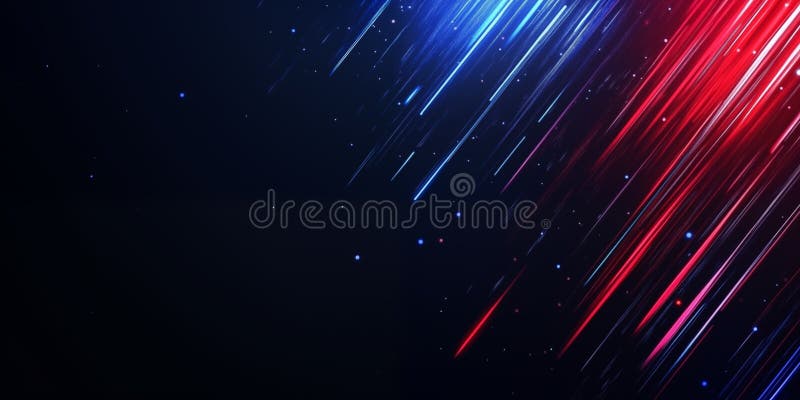 Speed Light Lines Motion Blur on Dark Background, Data Transfer ...