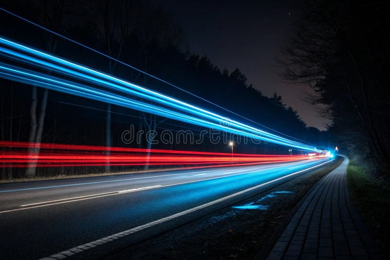Speed Light Motion Blur Simulating Data Transfer Stock Illustration ...
