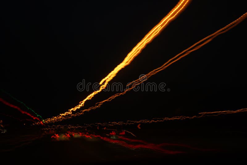 Speed Light on Motorway at Night 2. Stock Image - Image of quakelight ...