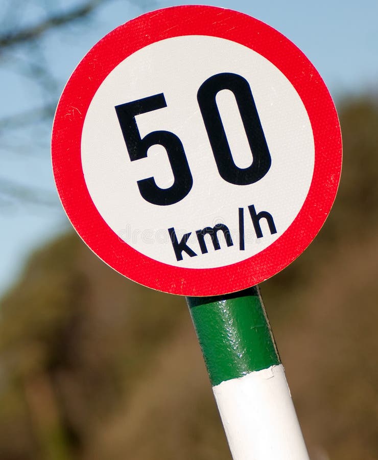 Speed Limit stock photo. Image of busy, lines, fifty - 13526256