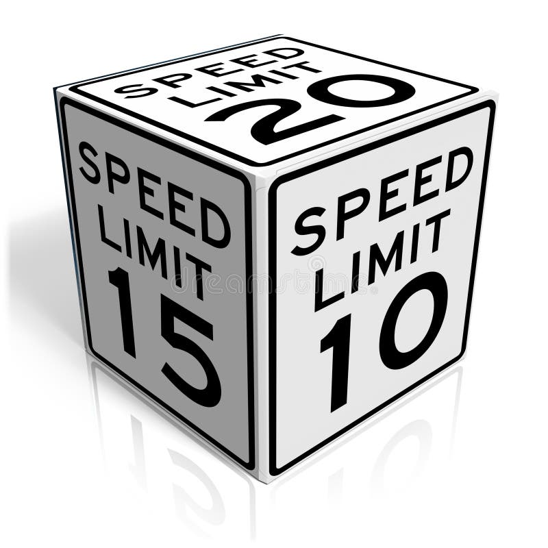 Speed limit sign stock vector. Illustration of sign, road - 29867214