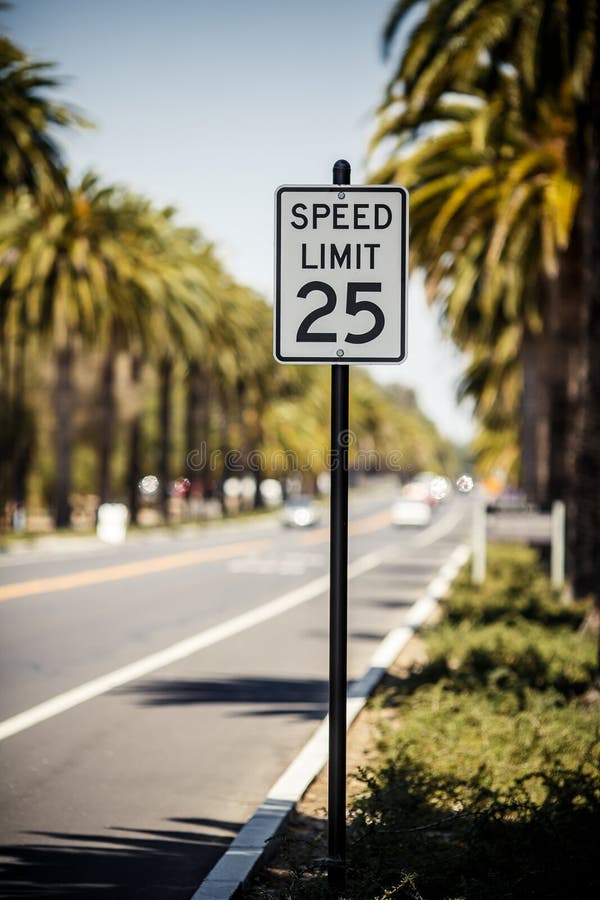Speed Limit 25 sign stock photo. Image of america, metal - 37609576