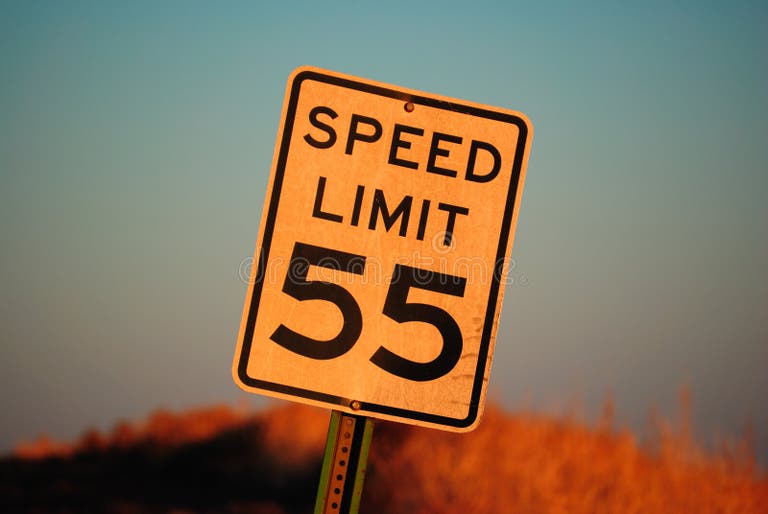 Speed Limit 55 stock image. Image of limit, enforce, agree - 28818701
