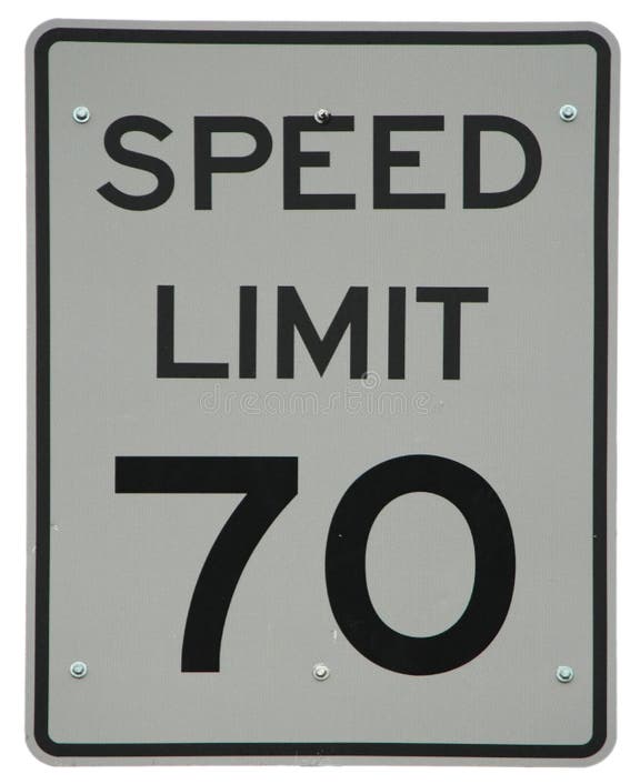 Speed Limit 70 stock photo. Image of speeding, seventy - 411930