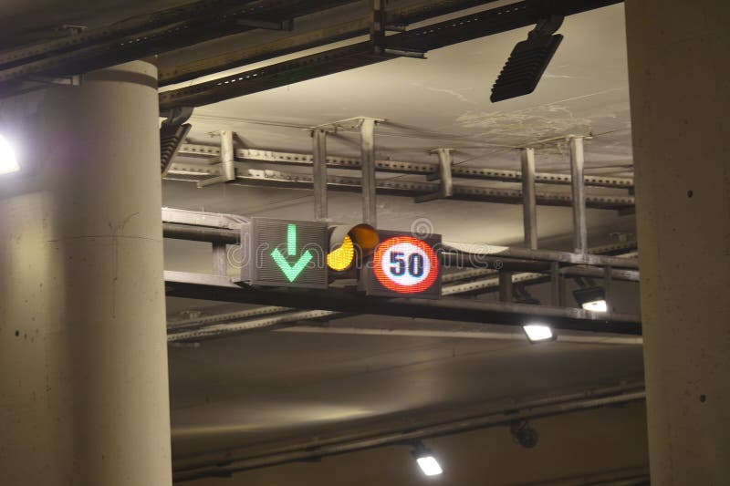 Speed Limit and Direction Signs Editorial Stock Image - Image of ...