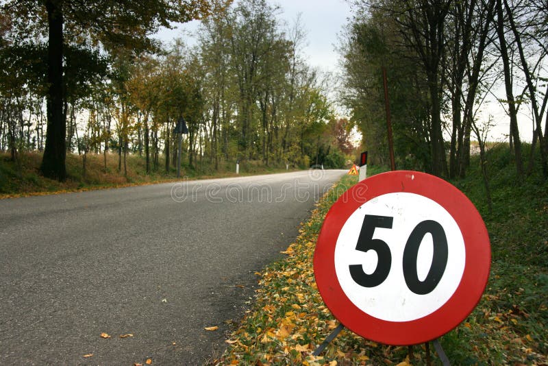 Speed limit horizontal stock image. Image of limit, caution - 3927509