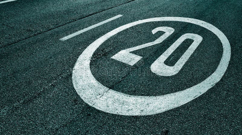 Speed limit sign stock image. Image of area, concrete - 23595579