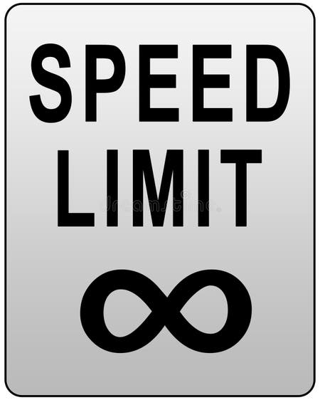 Speed limit sign stock illustration. Illustration of green - 7427383