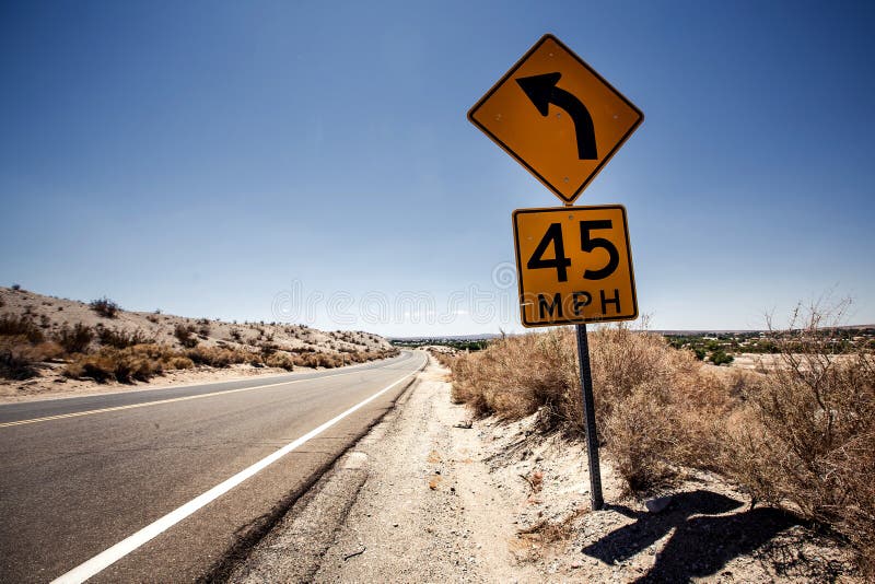 Speed Limit Sign in Arizona Stock Image - Image of outdoor, scenery ...