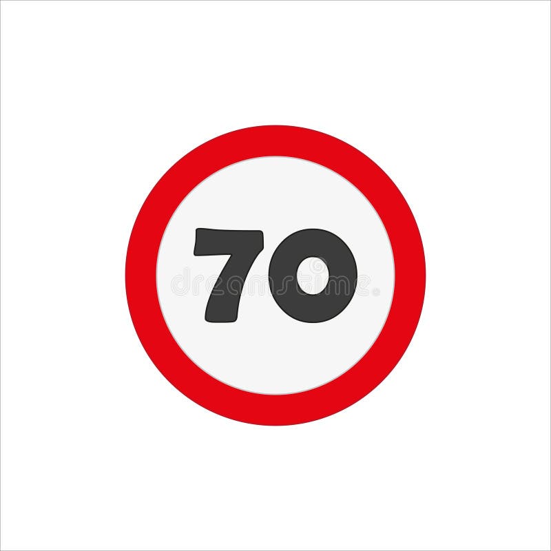 Speed Limit 70 Stock Illustrations – 121 Speed Limit 70 Stock ...