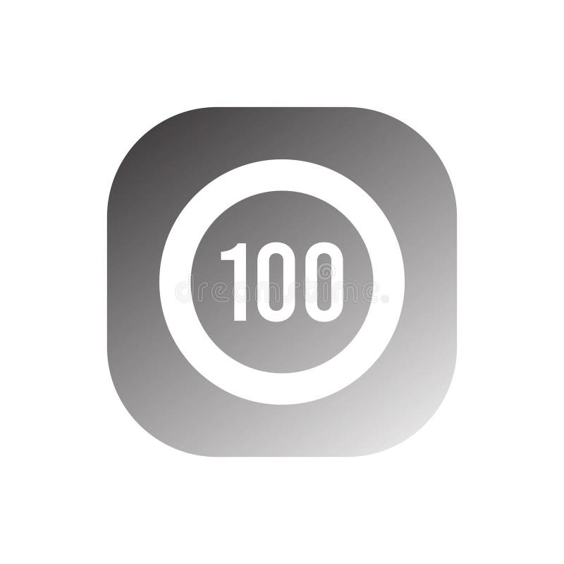 Speed Limit Sign Icon Vector Stock Vector - Illustration of highway ...