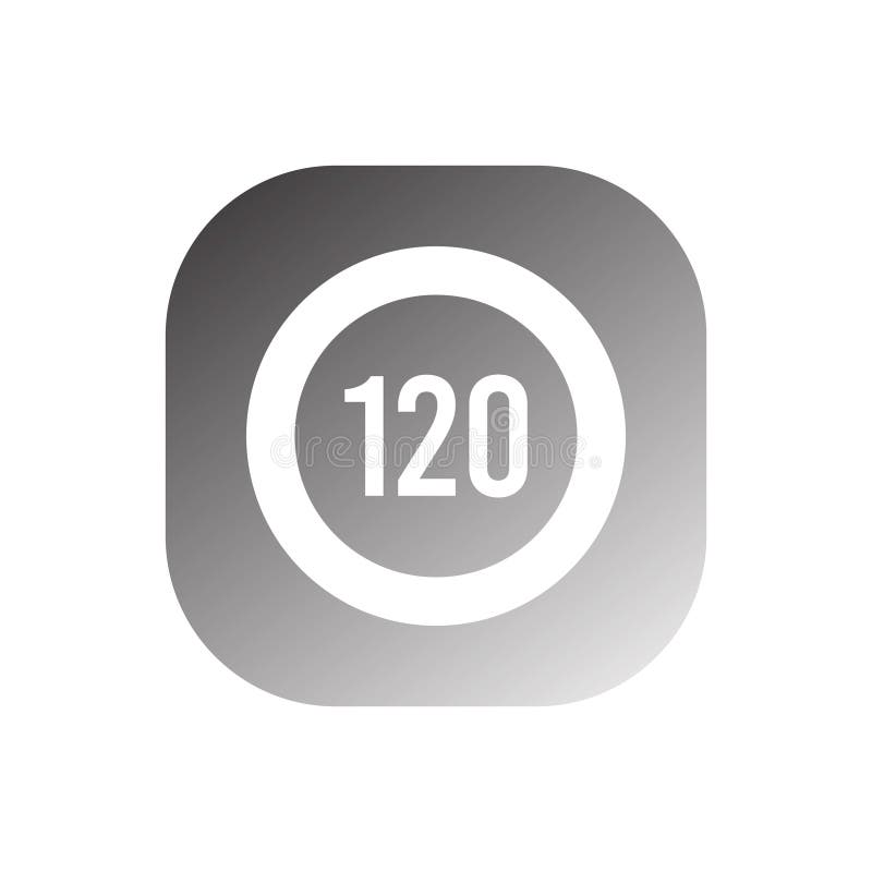 Speed Limit Sign Icon Vector Stock Vector - Illustration of danger ...