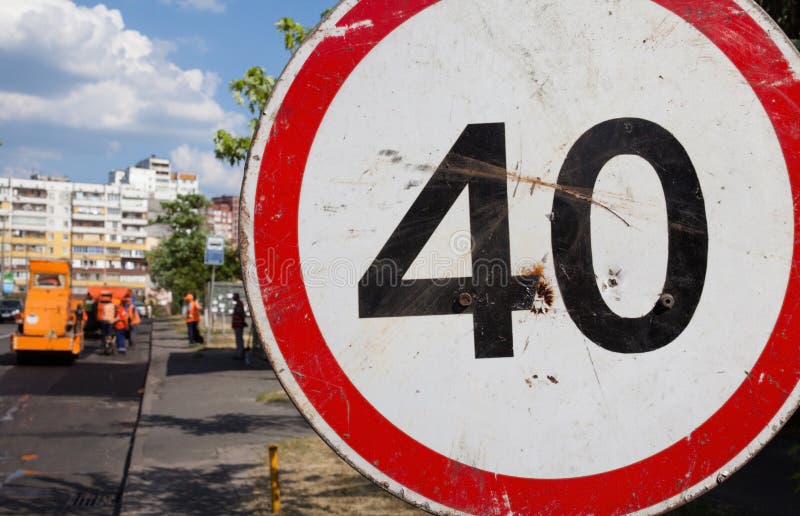 Speed Sign 40 Stock Photos - Download 219 Royalty Free Photos