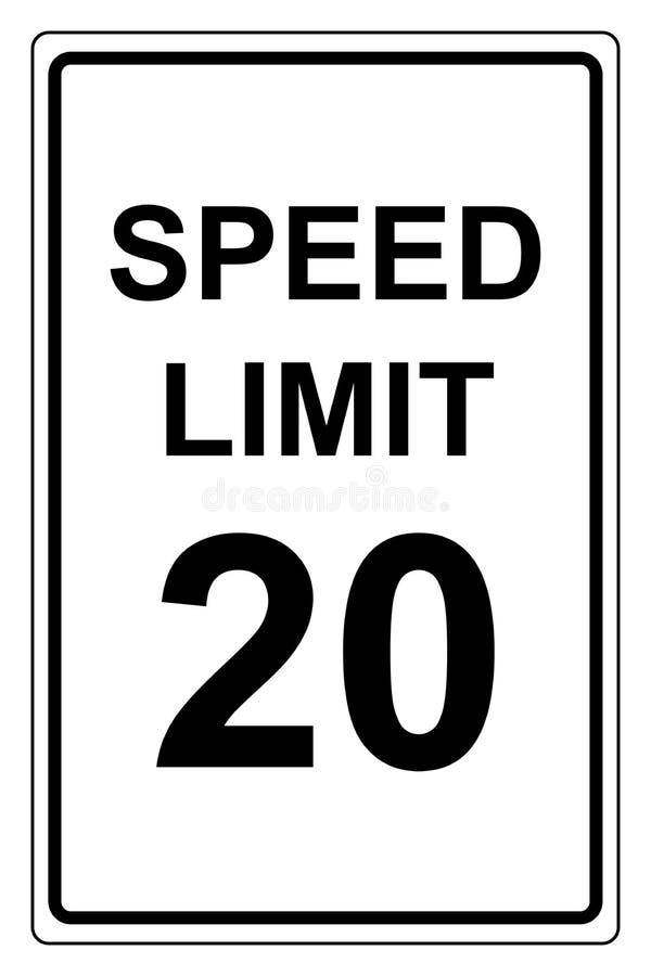 Speed Limit sign stock image. Image of post, sign, white - 9181763