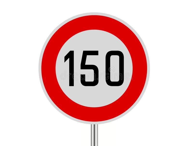 Speed Limit Sign 70, Speed Limit Sign 70km Stock Illustration ...