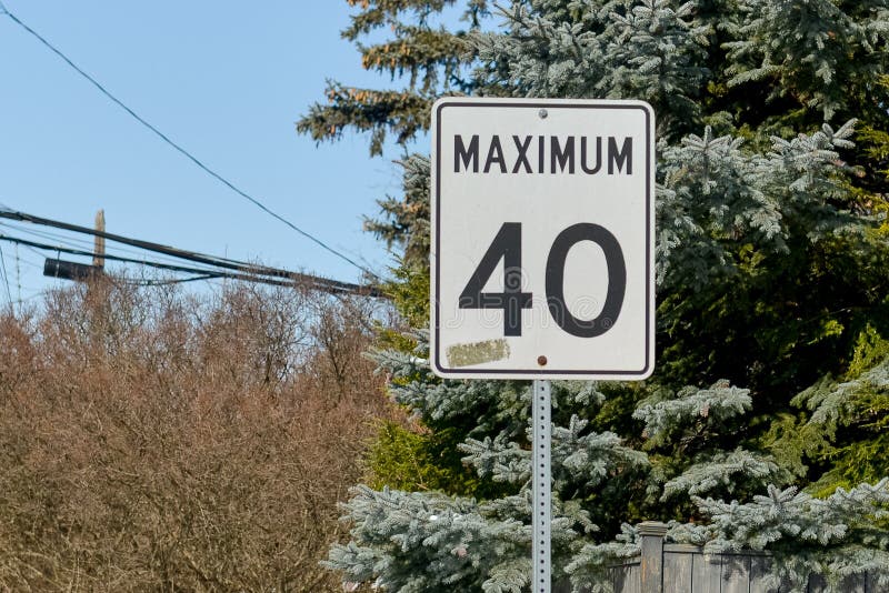 Speed Limit Sign Toronto Stock Photos - Free & Royalty-Free Stock ...