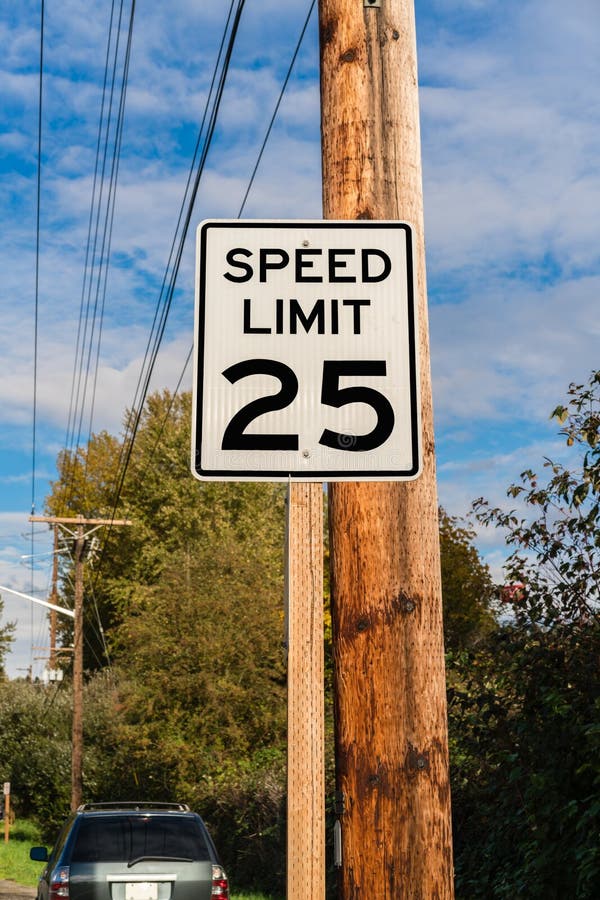Speed limit signage stock image. Image of city, drive - 82324301