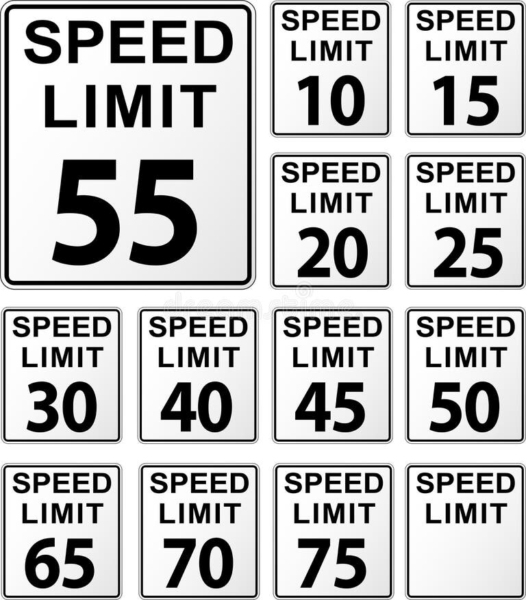 Speed Sign Stock Illustrations – 415,340 Speed Sign Stock Illustrations ...
