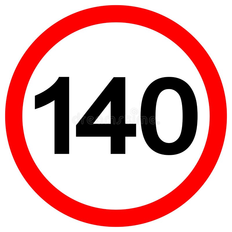 Speed Limit 40 Traffic Sign,Vector Illustration, Isolate on White ... Speed Limit 40 Traffic Sign,Vector Illustration, Isolate on White ...