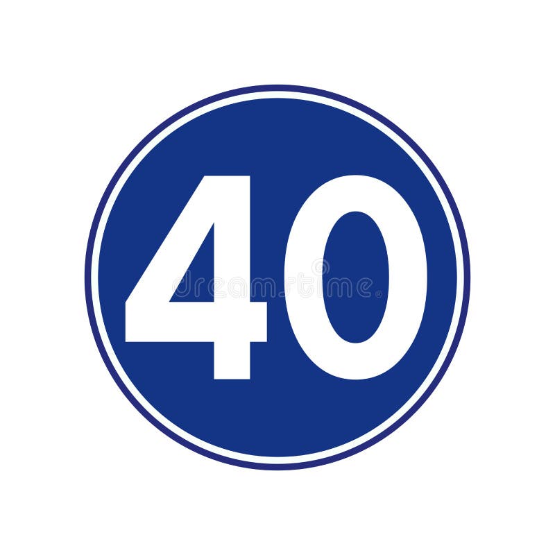 Speed Sign 40 Stock Illustrations – 184 Speed Sign 40 Stock ...