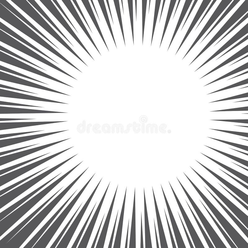 Speed Line Fast Motion Background and Comic Vector Illustration with ...