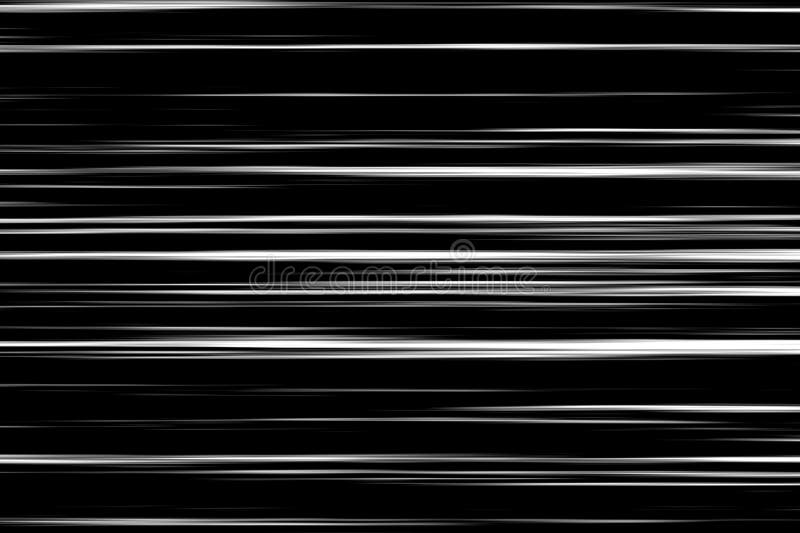 Speed Line White Color on Black Background for Anime Stock Illustration ...