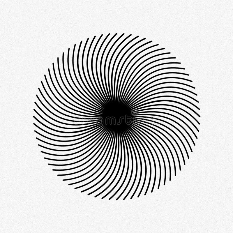 Speed Lines in Circle Form stock illustration. Illustration of design ...