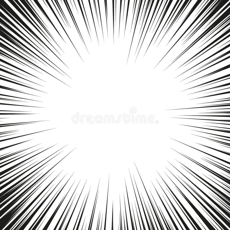 Speed Lines Flying Particles Seamless Pattern Fight Stamp Manga Graphic ...