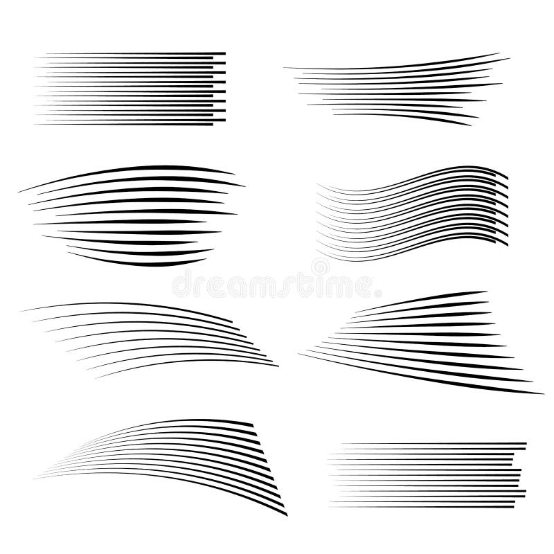 Horizontal Vector Speed Lines Stock Illustrations – 3,378 Horizontal ...